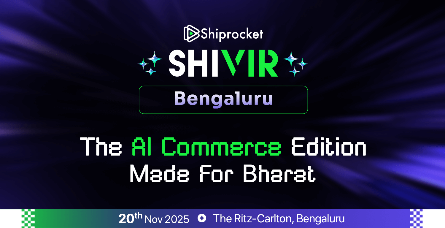 Reserve Your Seat - Shiprocket SHIVIR Bengaluru 2025